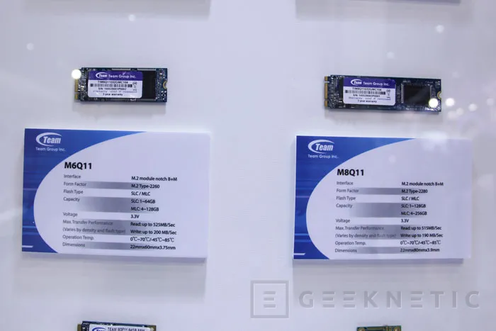 SSD en formato M.2 de Team Group con memorias SLC y MLC SSD en formato M.2 de Team Group con memorias SLC y MLC